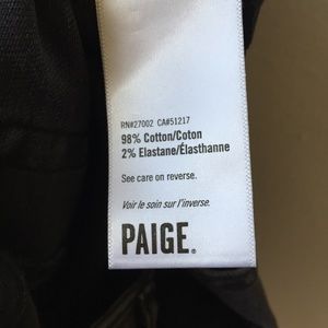 PAIGE | Jeans | Paige Ellie Overall In Quintero Black | Poshmark